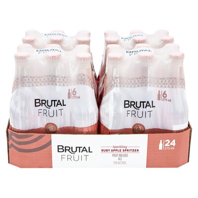 Brutal Fruit Ruby Apple Spritzer 24 x 275ml | PnP