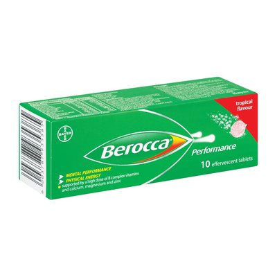 Berocca Tropical Effervescent Tablets 10 Pack | PnP