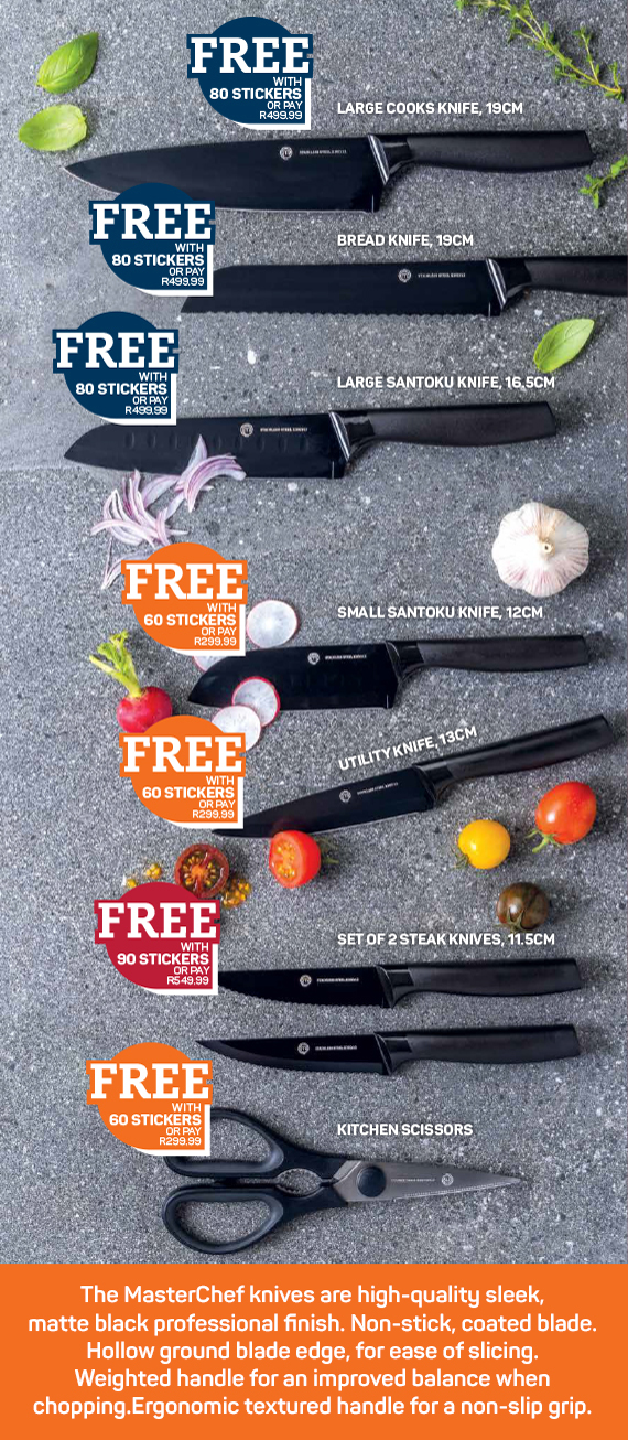 Shop, Collect and get FREE MasterChef knives| Pick n Pay Hypermarket | PnP