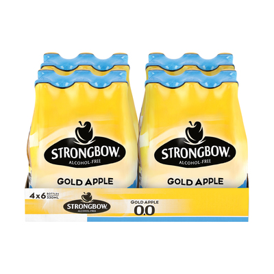 Strongbow Gold Apple 0.0 Non Alcoholic 24 x 330ml | PnP
