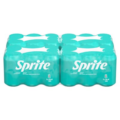Sprite Mint & Lemon-Lime Flavoured Soft Drink 330ml | PnP