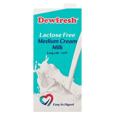 Dewfresh Lactose Free Medium Cream Milk 1L | PnP