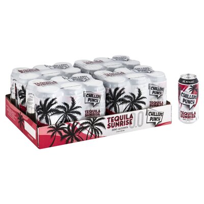 Chillers Punch Tequila Sunrise Zero Alcohol Spirit Cooler 24 x 440ml | PnP