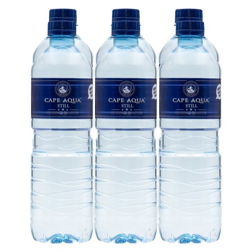 Cape Aqua Still Spring Water 6 x 600ml | PnP