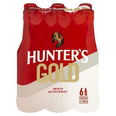 Hunters Gold Cider NRB 6 x 330ml | PnP