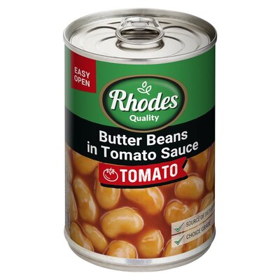 Rhodes Butter Beans in Tomato Sauce 400g x 12 | PnP