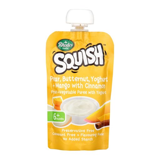 Rhodes Squish Pear, Butternut & Mango Yoghurt 110ml | PnP