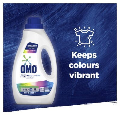Omo Colour Care Stain Removal Auto Washing Liquid Detergent 1.5L ...