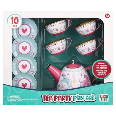 Kids 'n Play Tin Tea Set 10 Piece | PnP