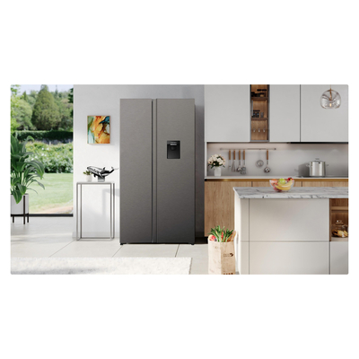 Hisense 543L Side By Side Fridge Freezer H680SIT | Smart Price Specials ...