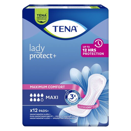Tena Incontinence Pad Lady Maxi Insta Dry 12 Pack | PnP