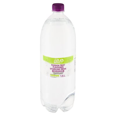 Live Well Passion Fruit Flavoured Sparkling Drink 1.5L | PnP