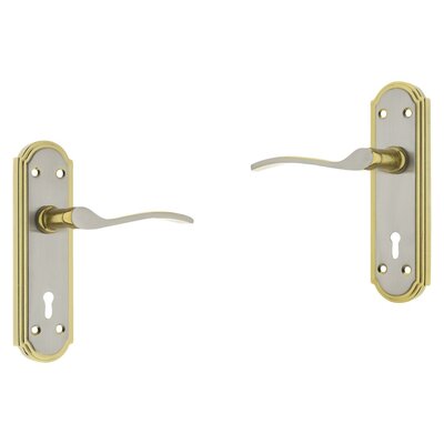 Fort Knox 2-Lever No.6 Slipper Satin Nickle Bronze Plated Lockset | PnP