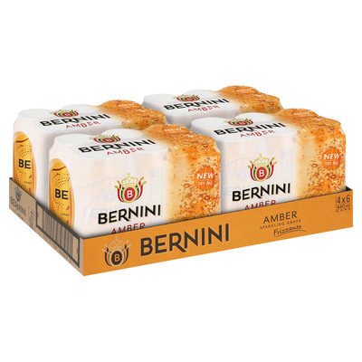 Bernini Amber Can 24 x 440ml | PnP