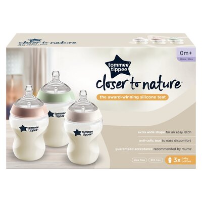 Tommee Tippee Closer To Nature 260ml Bottles 3 Pack | Smart Price Specials | PnP Home