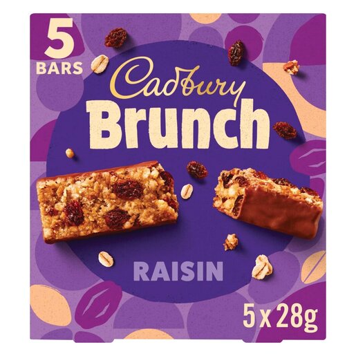 Cadbury Raisin Brunch Bars 140g 5 x 28g | PnP