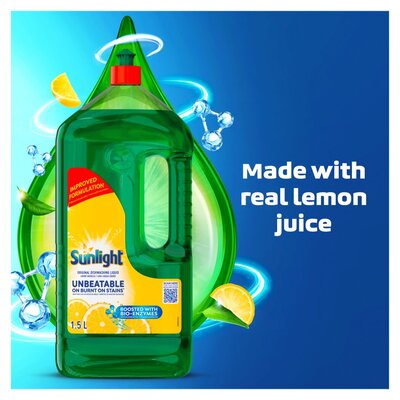 Sunlight Regular Degreasing Dishwashing Liquid Detergent 1.5l | Smart ...
