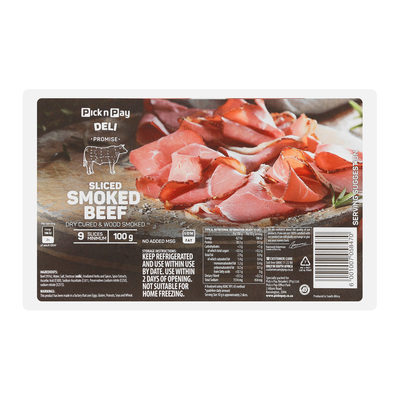 Hartlief Smoked Beef 100g | PnP