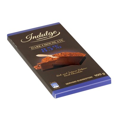 Indulge 85% Dark Chocolate Slab 100g | PnP