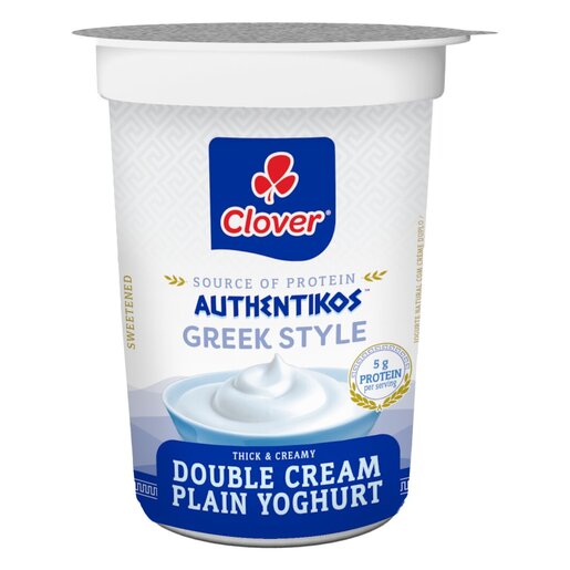 Clover Authentikos Greek Style Plain Double Cream Yoghurt 150g | PnP