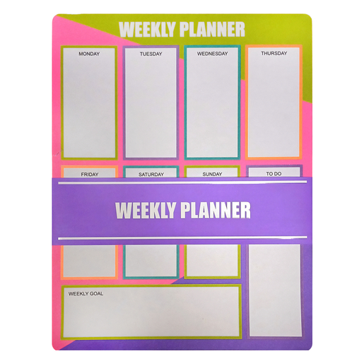 Creative Neon Brights Weekly Planner | PnP