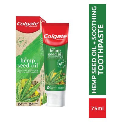 Colgate Natural Hemp Seed Oil, Soothing Toothpaste 75ml | PnP