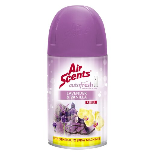Air Scents Autofresh Lavender & Vanilla Automatic Refill Spray 250ml | PnP