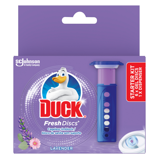 Duck Fresh Discs Toilet Bowl Cleaner Lavender 6's | PnP