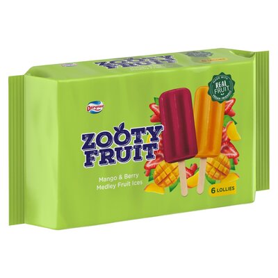 Zooty Mixed Fruit Ice Lollies 6 x 60ml | PnP