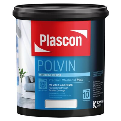 Plascon Polvin Super Acrylic White Paint 20L | Smart Price Specials ...