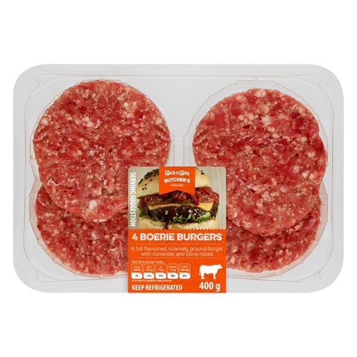 PnP Boerie Burger 400g | PnP