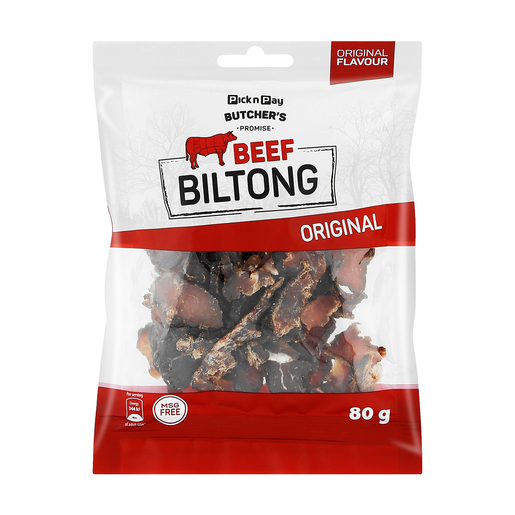 PnP Sliced Beef Biltong 80g | PnP