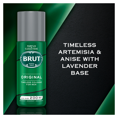 Brut Original Aerosol Deodorant Body Spray 200ml | PnP
