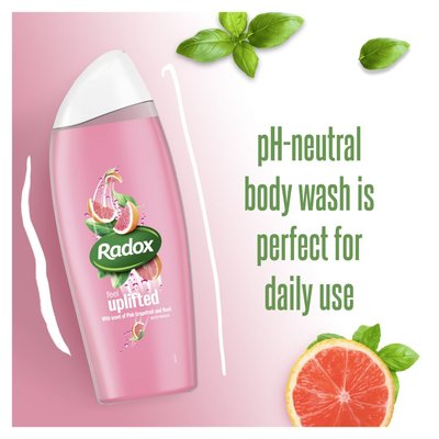 Radox Feel Uplifted Pink Grapefruit & Basil Body Wash 400ml | Smart ...