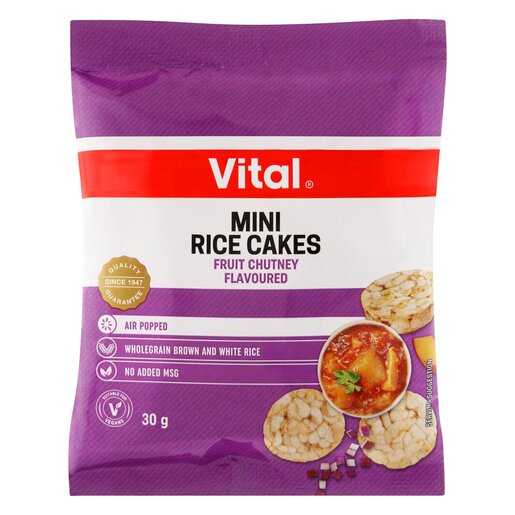 Vital Fruit Chutney Mini Rice Cakes 30g | PnP