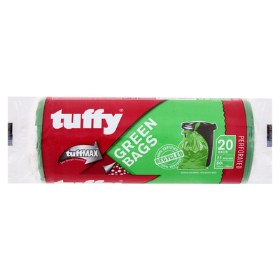Tuffy Clear Refuse Bags 20 Pack 750mm x 900mm 20 Pack | PnP