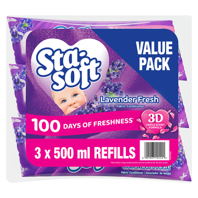 Sta-Soft Ultra Concentrate Antibacterial Fabric Softener 500ml | PnP