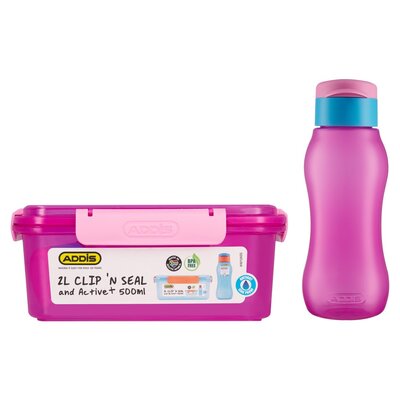 Addis Clip & Seal Lunchbox & Blue Bottle 2L | PnP