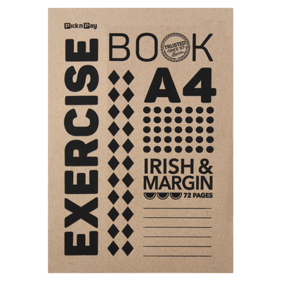 Croxley A4 Unruled Exercise Book 72 Page | PnP