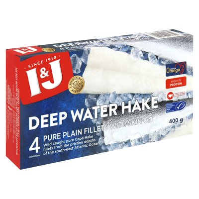 I&J Deep Water Hake Fillets 400g | PnP