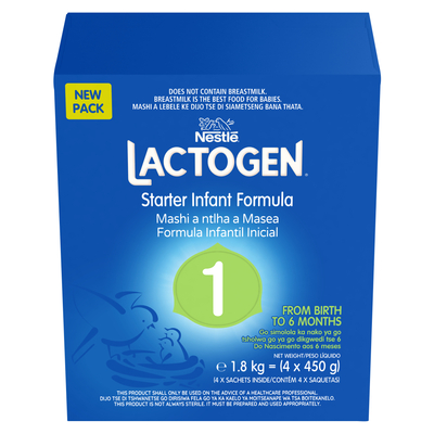 Nestle Lactogen Starter Infant Formula Stage 1 1.8kg | PnP