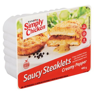 Simply Chicken Pepper Saucy Chicken Steaklets 400g | PnP