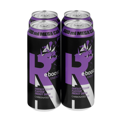 Reboost Energy Drink Fantasy Fusn 4 x 500ml | PnP