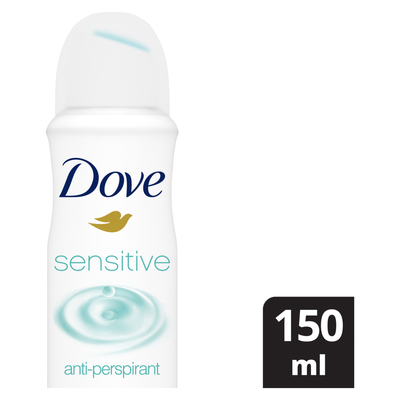Dove Sensitive Antiperspirant Deodorant Body Spray 150ml | Smart Price ...