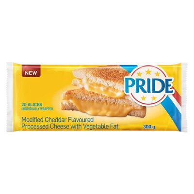 Pride Modified Cheddar Sliced Cheese 300g | PnP