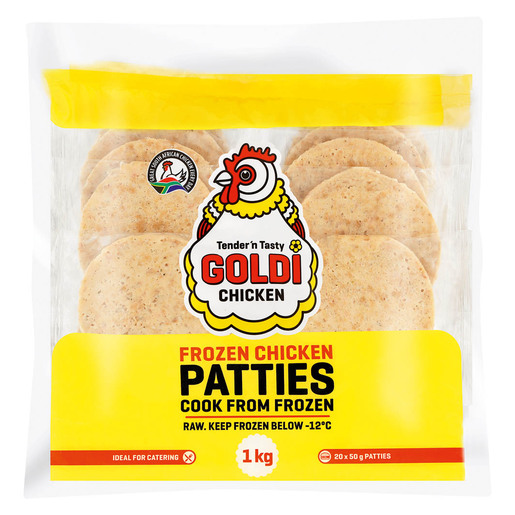 Goldi Frzn Chicken Patties 1kg | PnP
