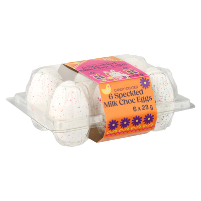 PnP Candy Coated Speckled Milk Chocolate Eggs 6 Pack | PnP