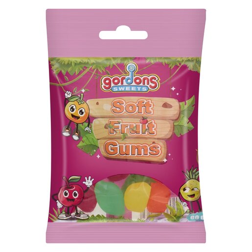 Gordons Sweets Soft Fruit Gums 60g | PnP