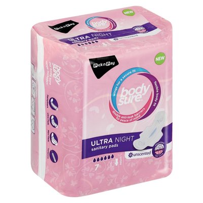 PnP Bodysure Ultra Night Pads 7 Pack | PnP