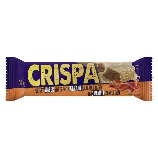 Crispa Caramel Chocolate Coated Wafer 30g | PnP